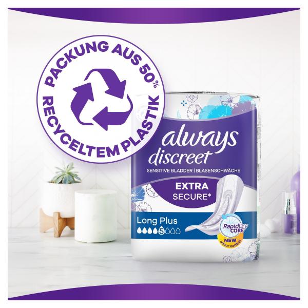 Always Discreet Inkontinenz-Einlagen Long Plus online kaufen bei myTime.de
