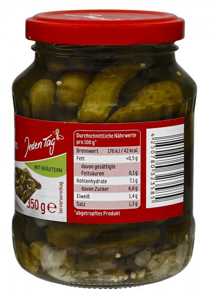 Jeden Tag Premium Cornichons mit Kräutern online kaufen bei combi.de
