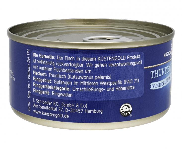Küstengold Thunfisch-Stücke in eigenem Saft und Aufguss. online kaufen ...