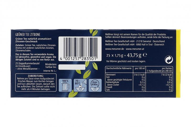 Meßmer Grüner Tee Zitrone online kaufen bei combi.de